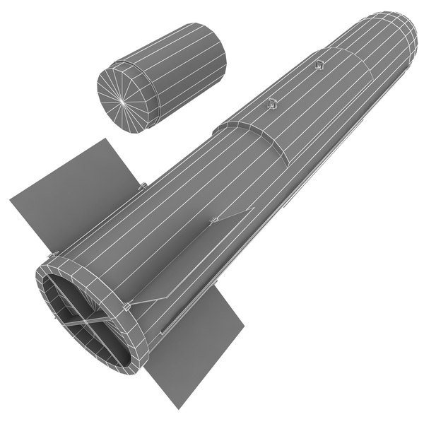 aircraft bomb cbu-72 blu-73 3d model