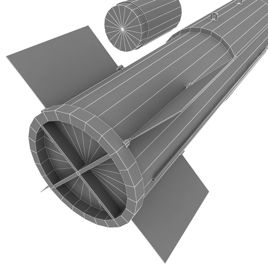Aircraft Bomb Cbu-72 Blu-73 3d Model