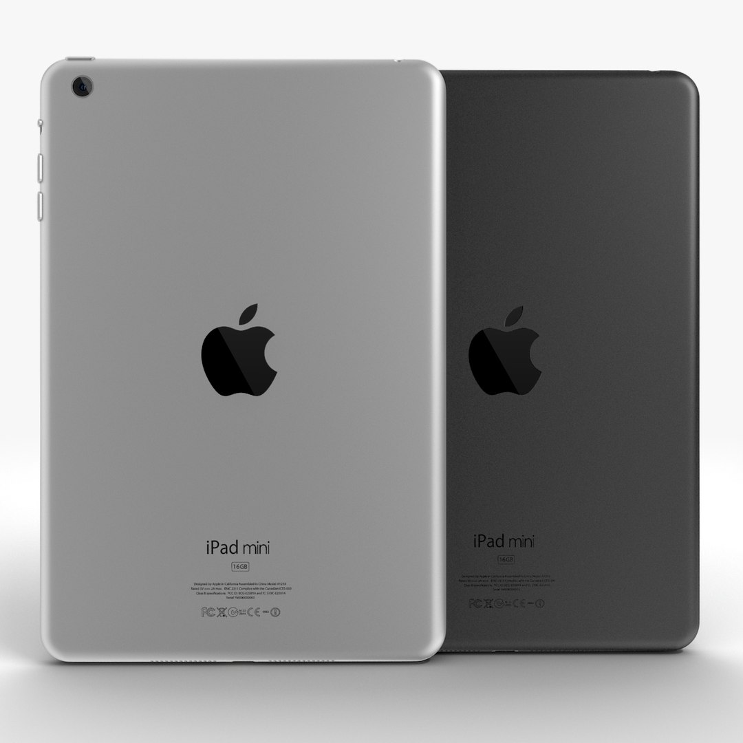 3d Model Apple Ipad Mini