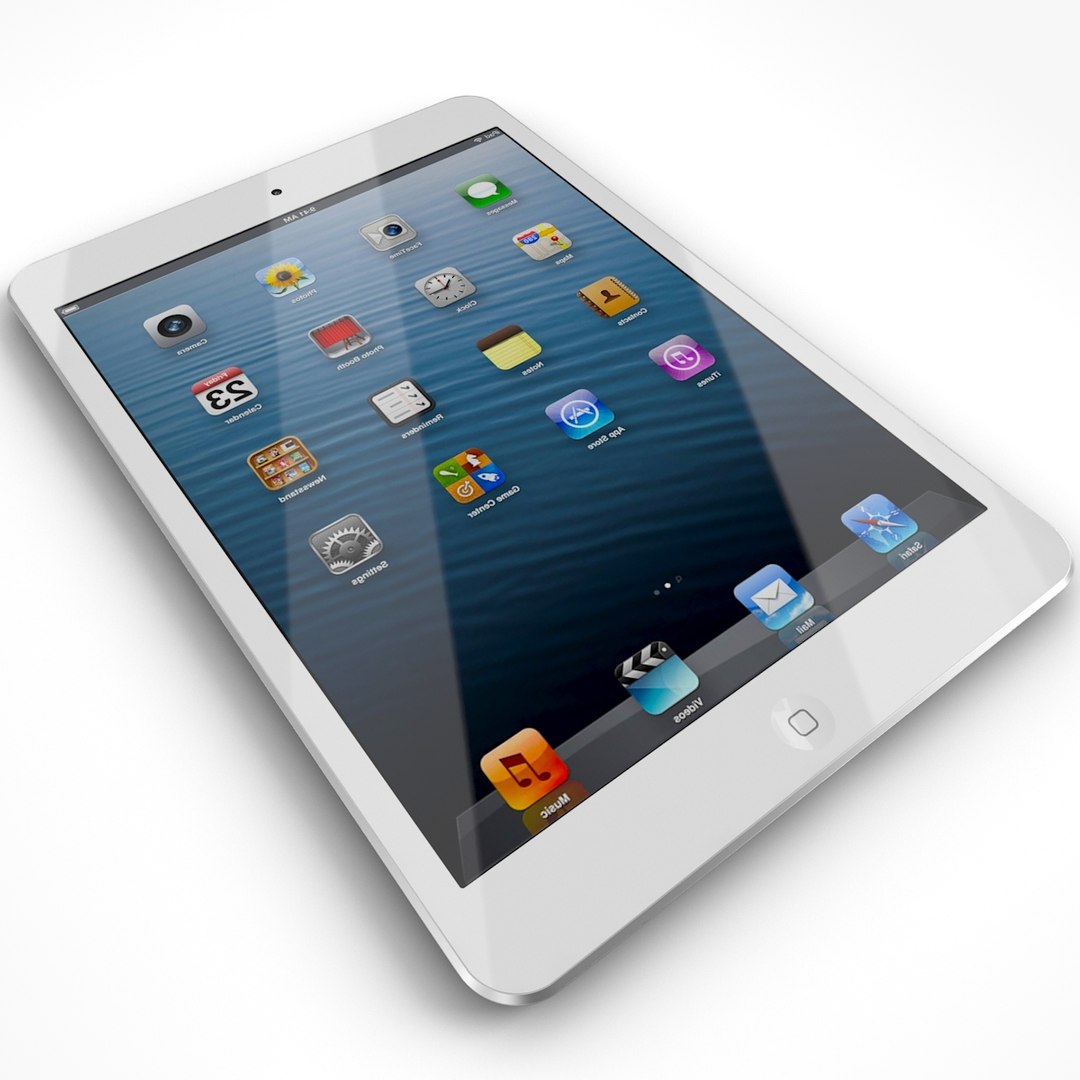 3d Model Apple Ipad Mini