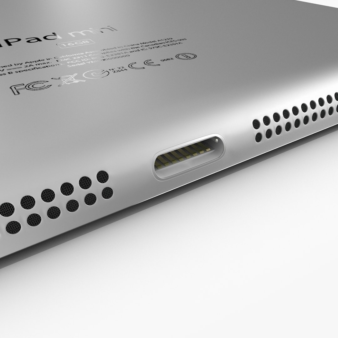 3d Model Apple Ipad Mini