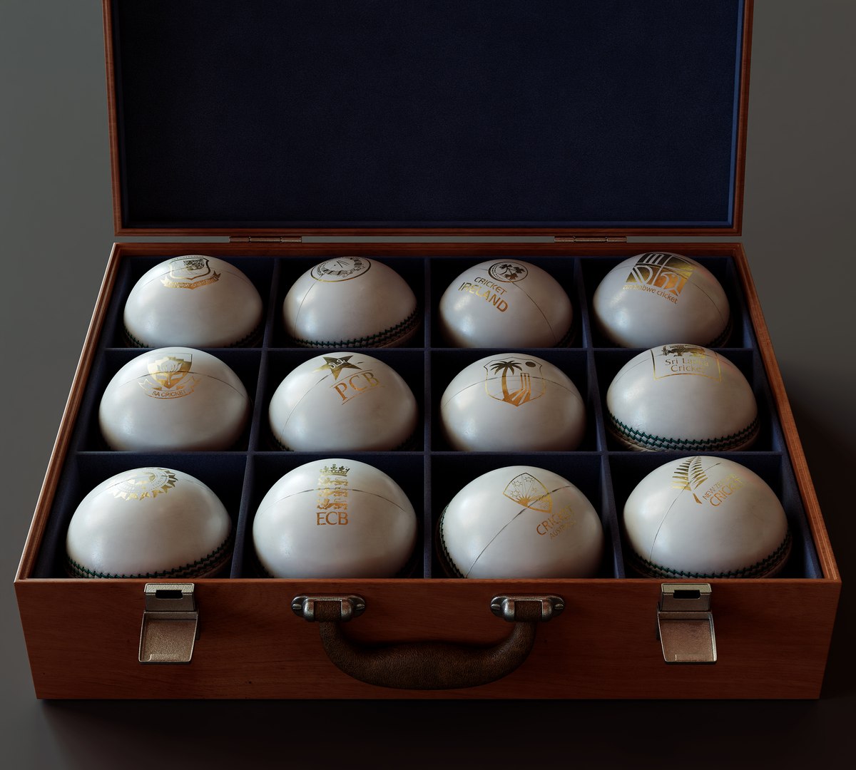 White Cricket Ball Box Collection 3D - TurboSquid 2091721