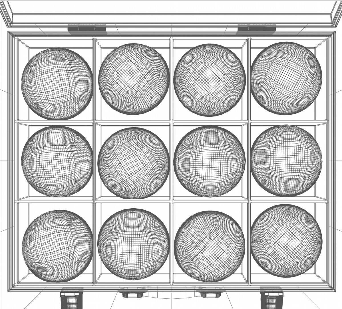 White Cricket Ball Box Collection 3D - TurboSquid 2091721