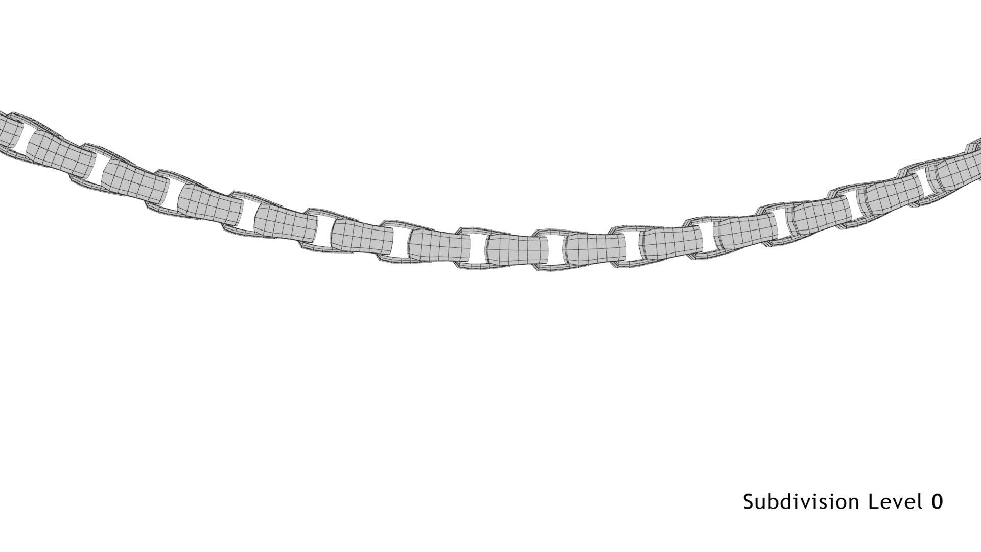 Gold Chain Necklace 3D Model - TurboSquid 1485157