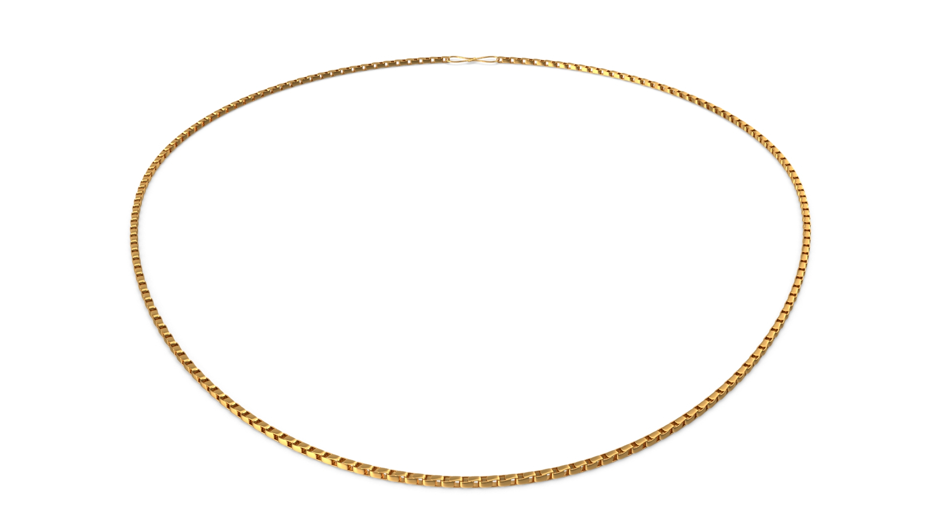 Gold Chain Necklace 3D Model - TurboSquid 1485157