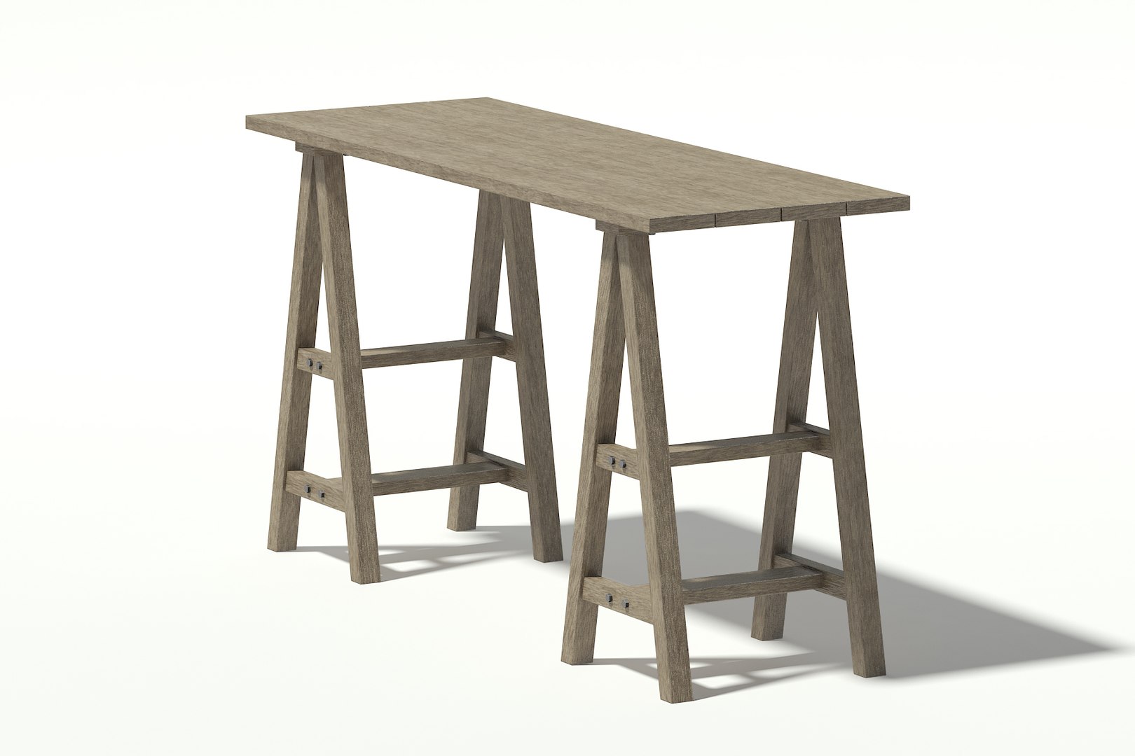 3D Rustic Table - TurboSquid 1327009