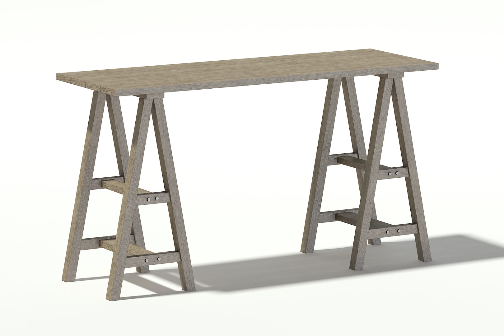 3D Rustic Table - TurboSquid 1327009