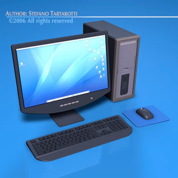 Desktop Computer 3D Models for Download | TurboSquid