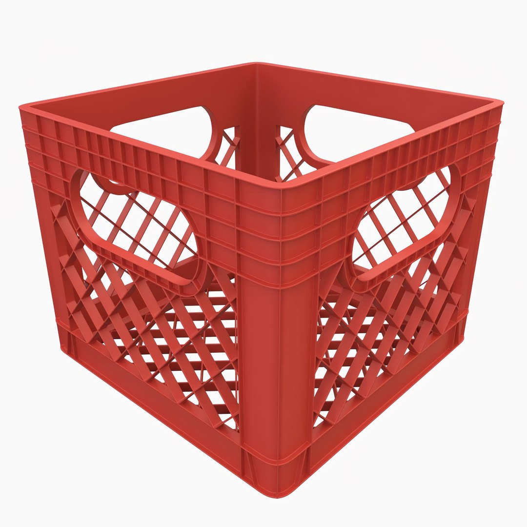 modelo 3d Milk Crate Plastic - TurboSquid 1971938