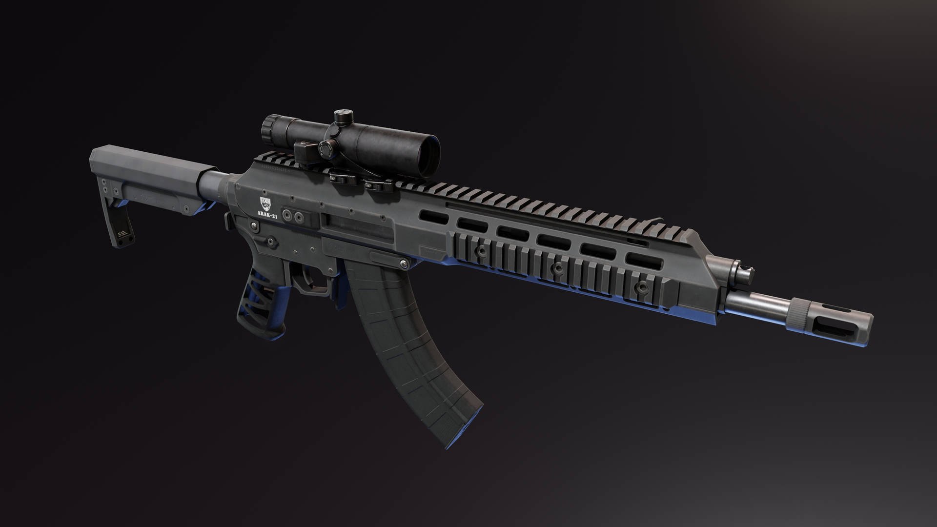3D Model Arak21 MK47 Rifle - TurboSquid 2144038