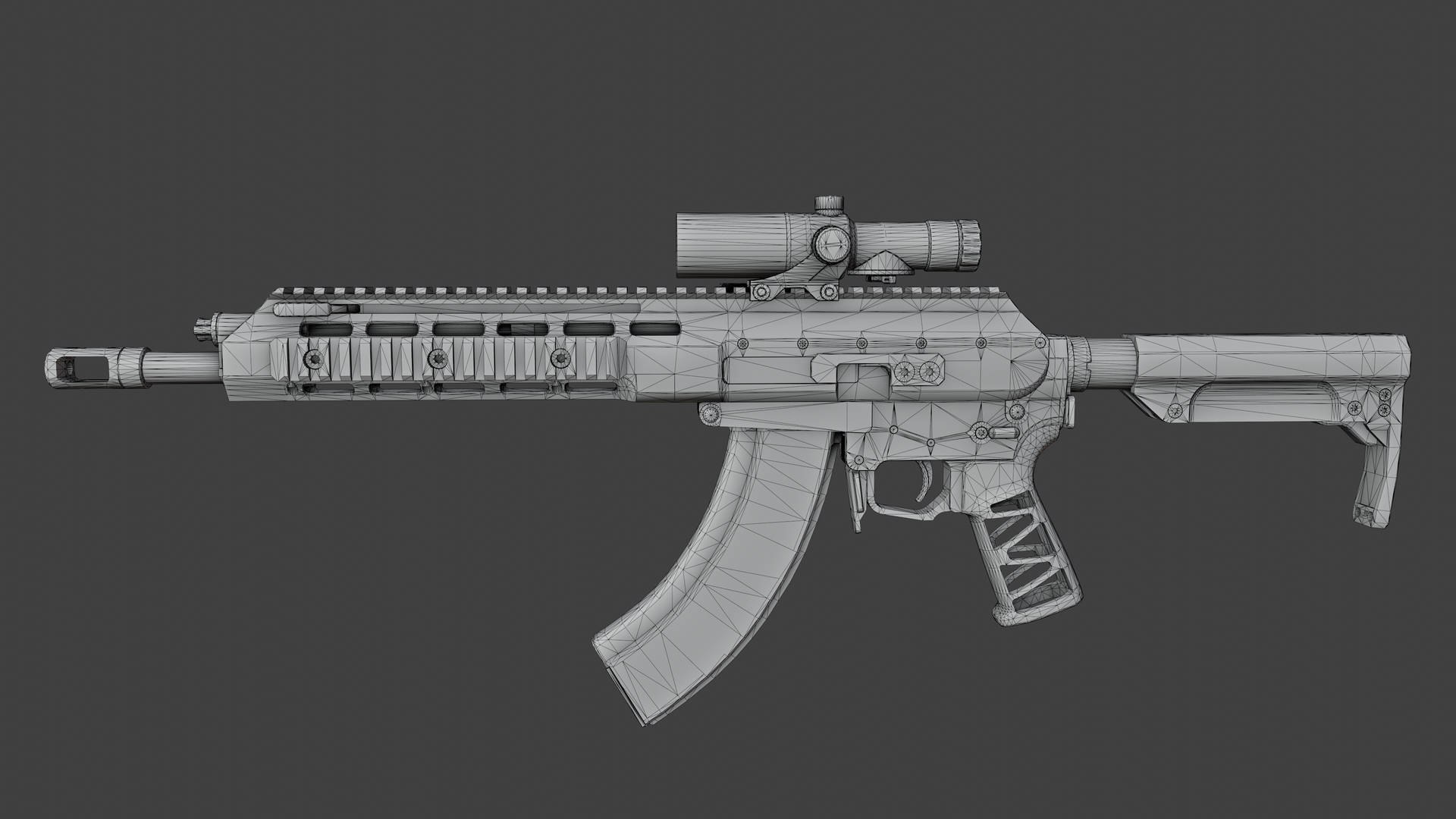 3D Model Arak21 MK47 Rifle - TurboSquid 2144038