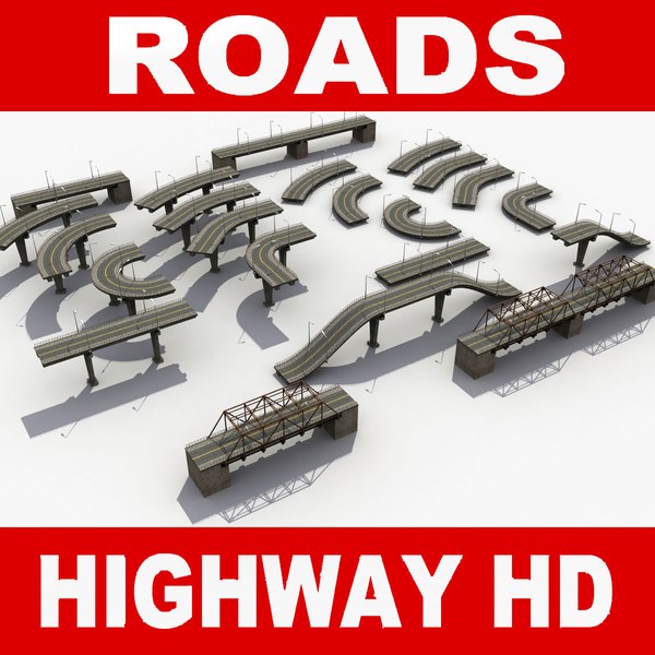 road bridge 3d max