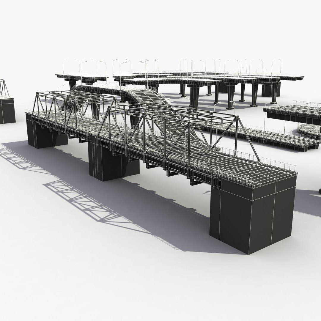 bridges 3 3d obj