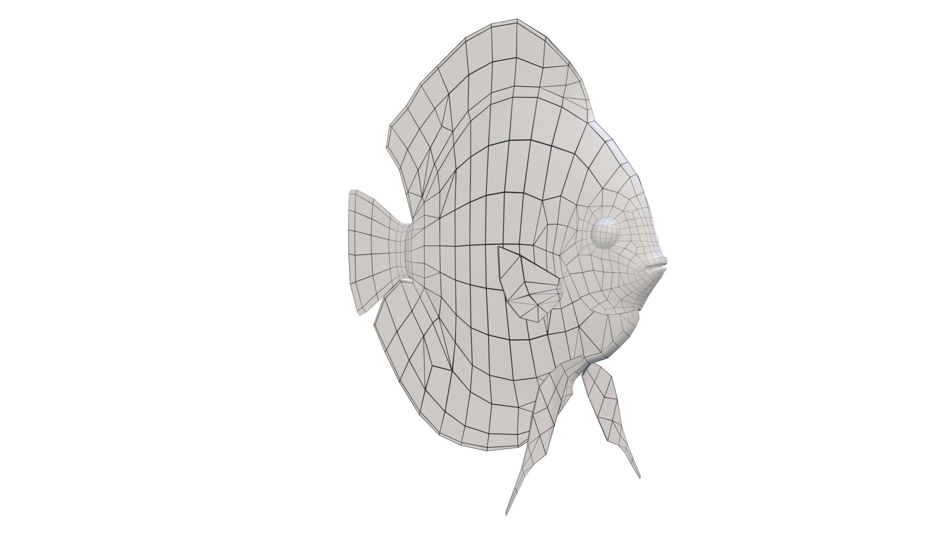3D Red Discus Fish 3D Model - TurboSquid 2313587