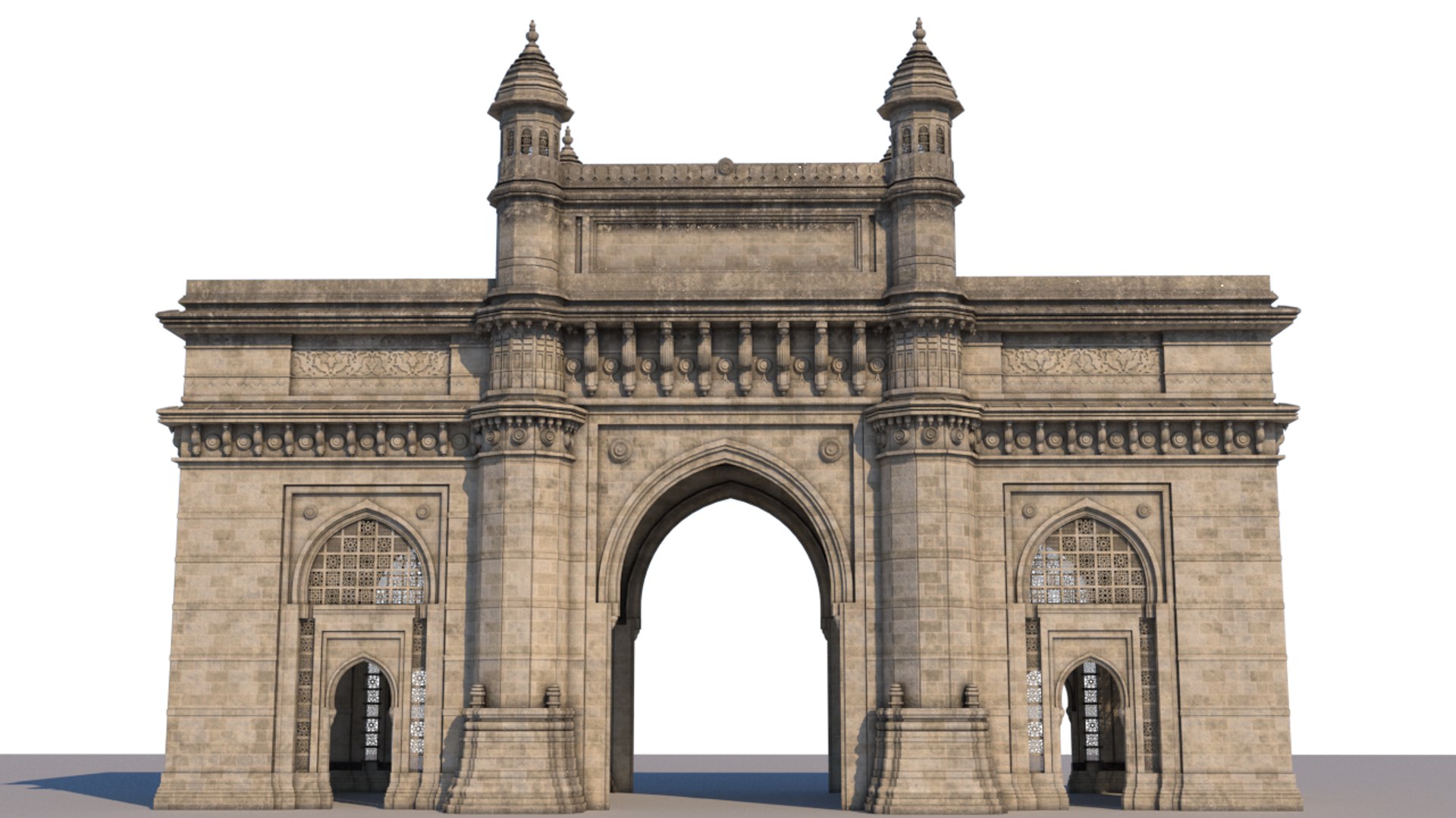 Gateway India 3D - TurboSquid 1538555