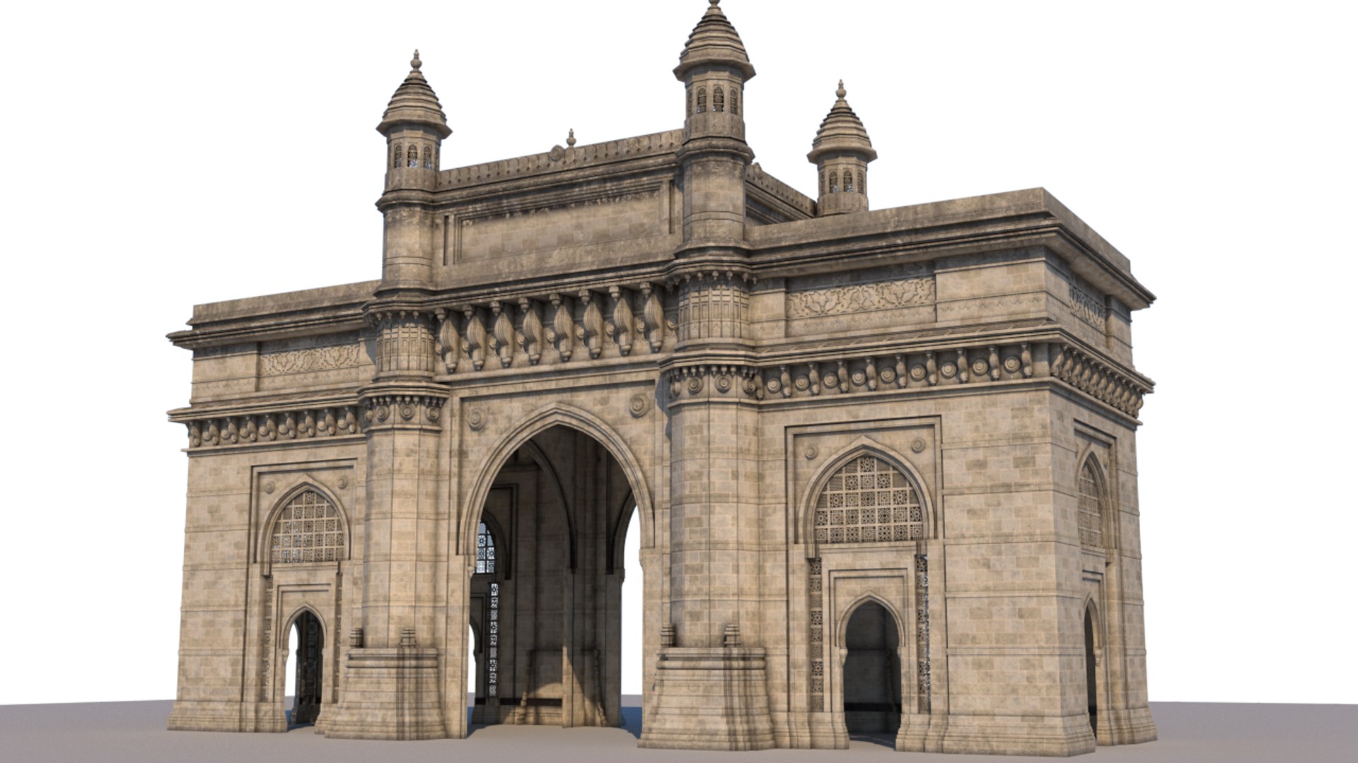 Gateway India 3D - TurboSquid 1538555