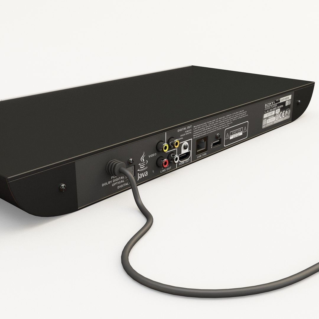 Sony Blu-ray Disc 3d Model