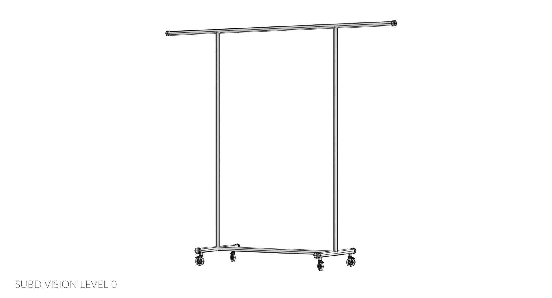 3D Clothes Stand - TurboSquid 1417824