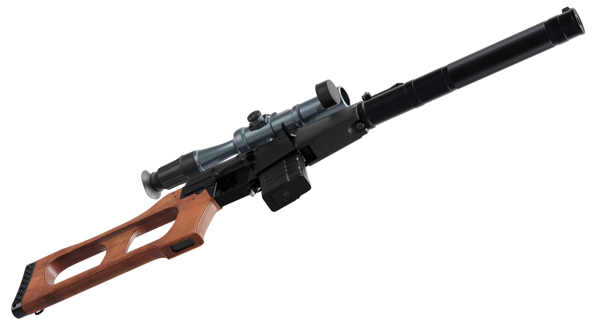 VSS Vintorez 01 3D Model - TurboSquid 2249324