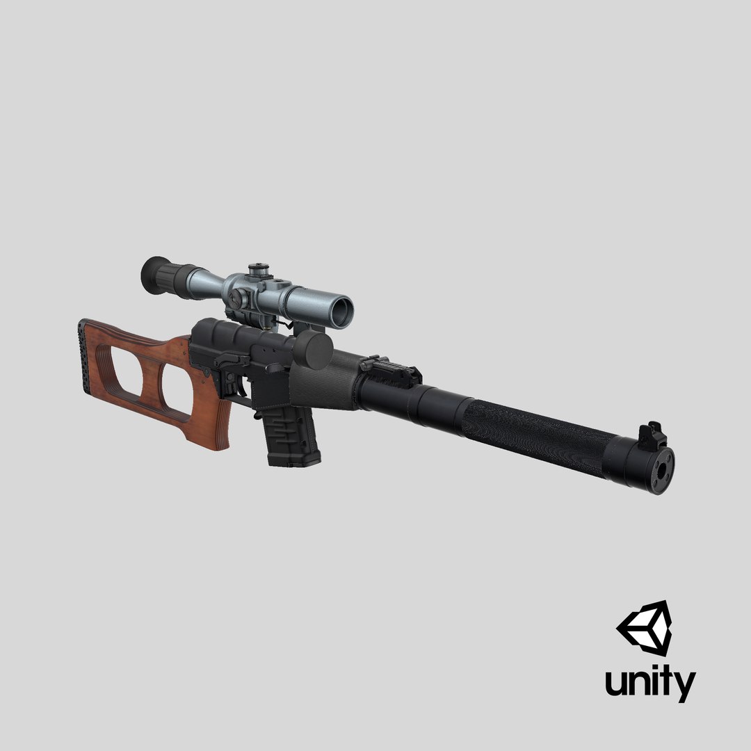 VSS Vintorez 01 3D Model - TurboSquid 2249324