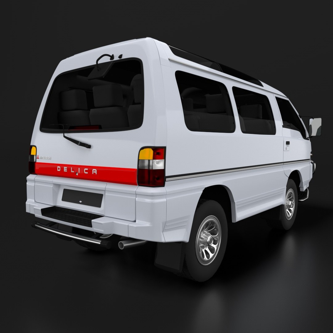 3D Mitsubishi Delica Star Wagon 4WD - TurboSquid 2364935