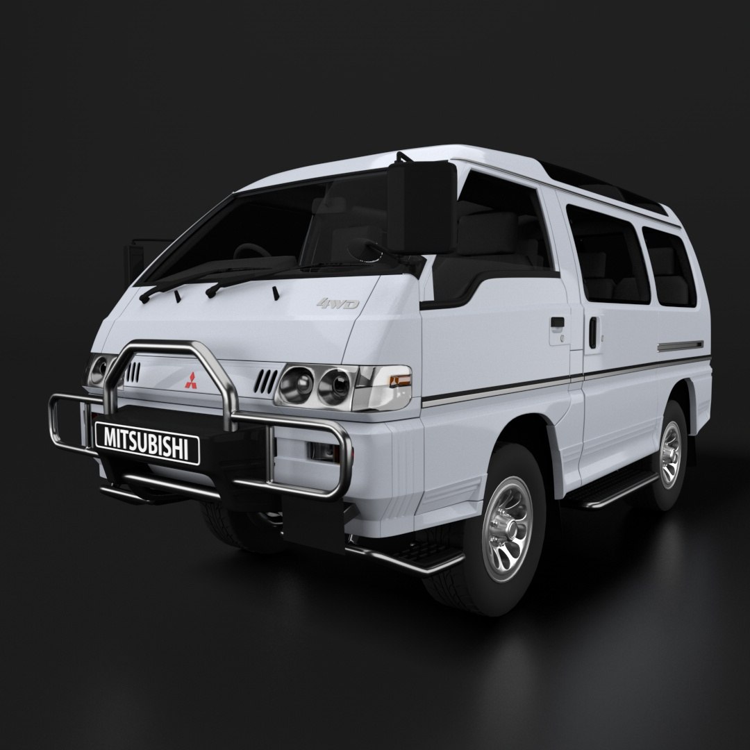 3D Mitsubishi Delica Star Wagon 4WD - TurboSquid 2364935