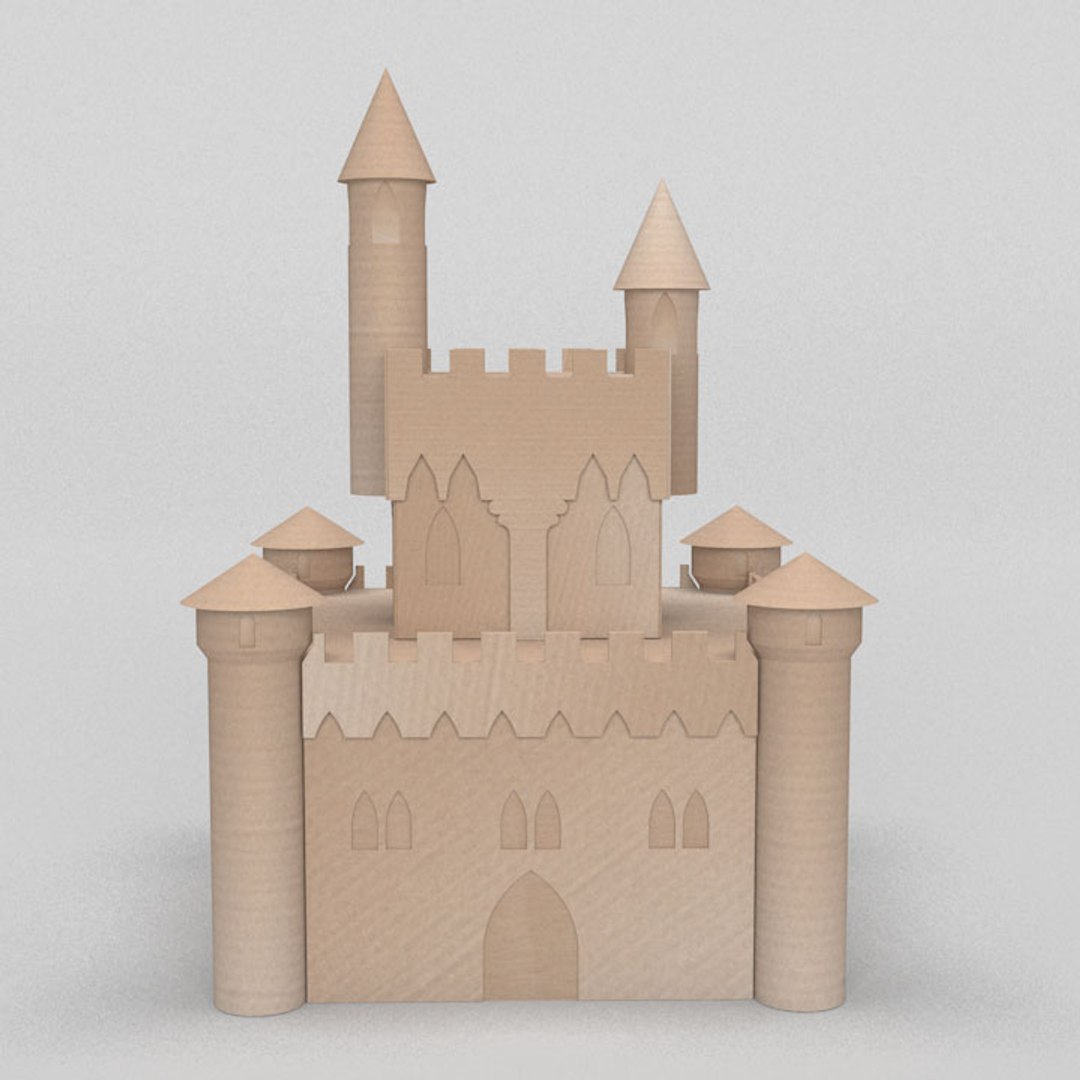 Cardboard Castle 3D - TurboSquid 1552172