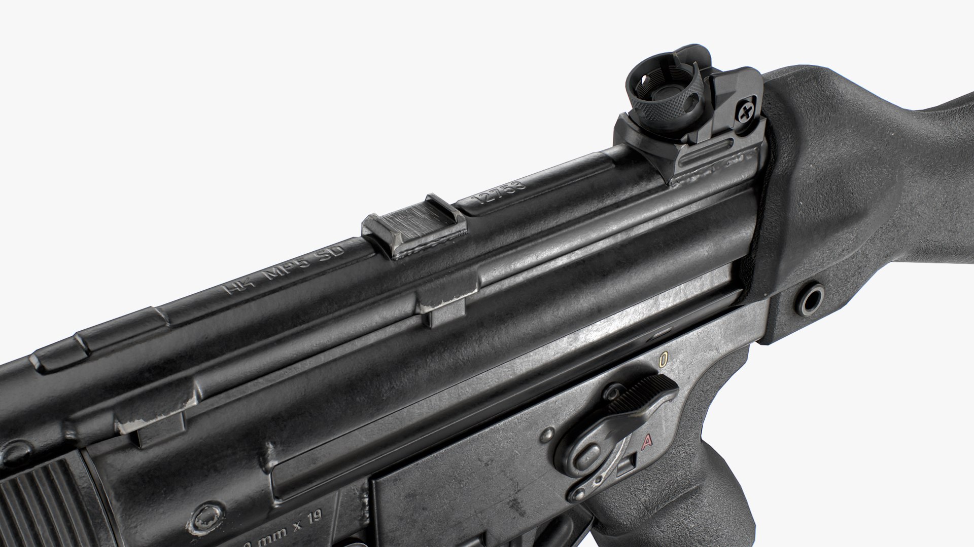 3D Heckler And Koch MP5SD Low Poly Model - TurboSquid 1924936