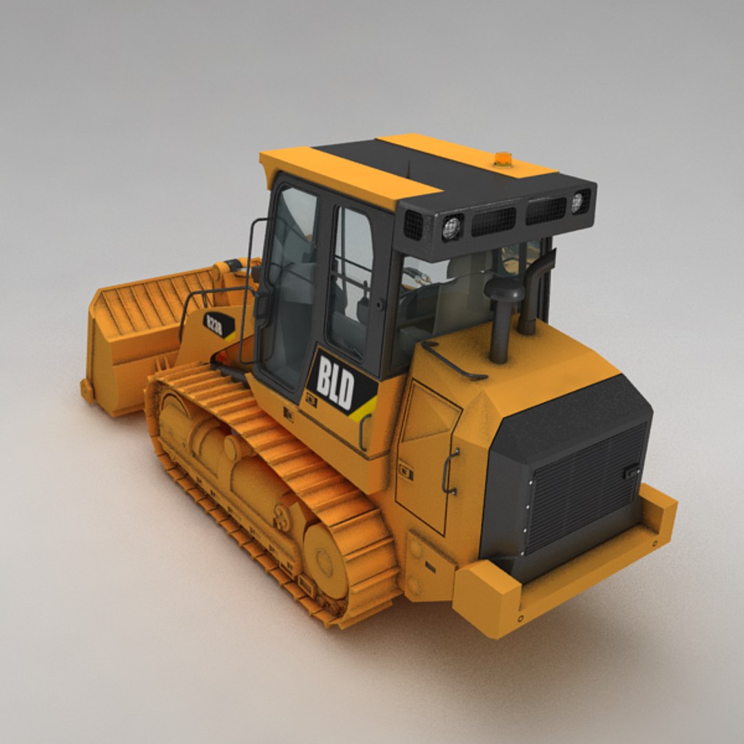 Industry Bulldozer 3d Model