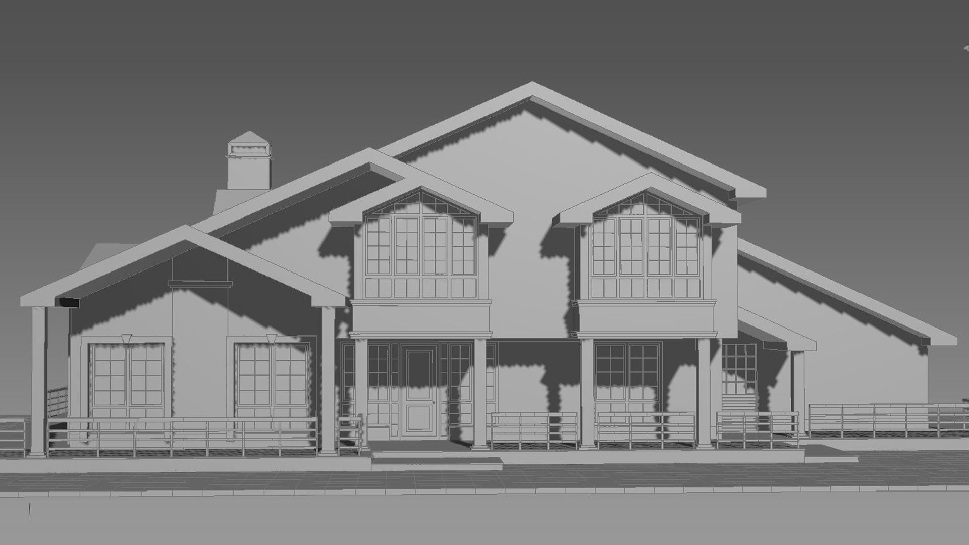 COUNTRY HOUSE Model - TurboSquid 1745920