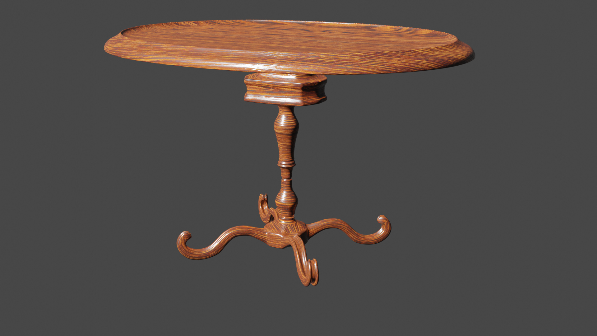 Wooden Table 3D Model - TurboSquid 1815419