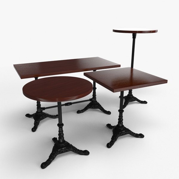 Cafe Table 3D Models for Download | TurboSquid