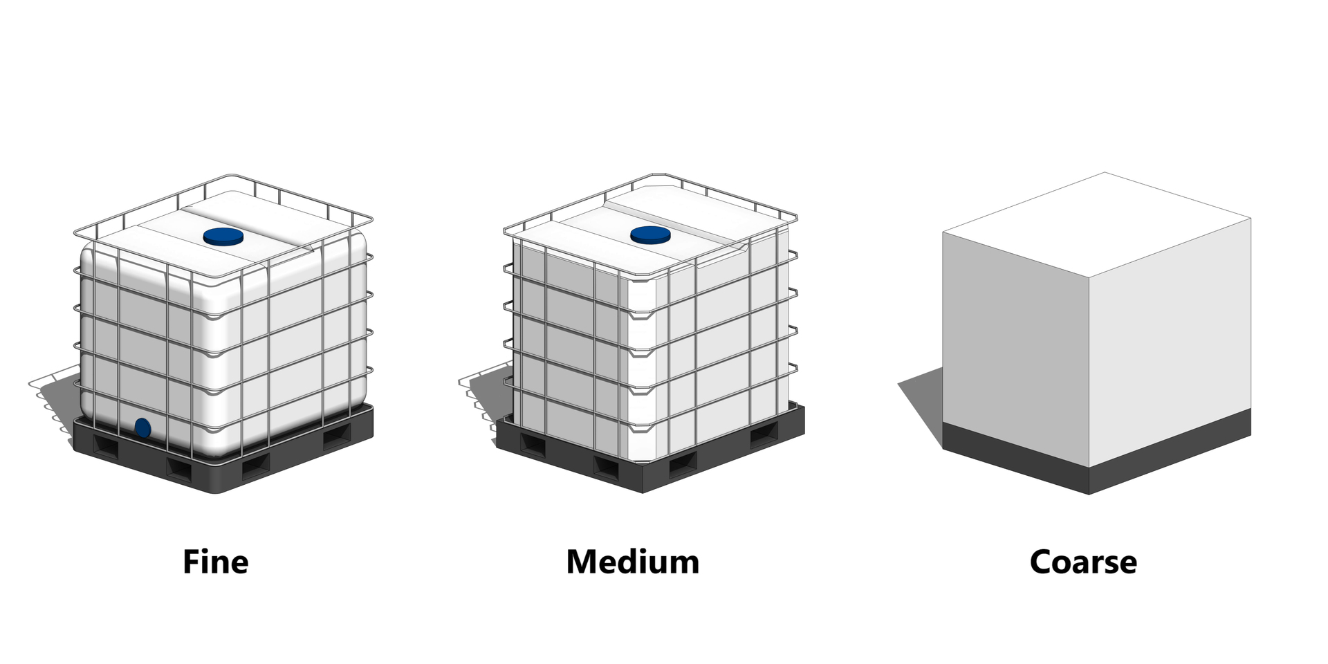 modelo 3d Tanque de agua IBC - Familia Revit - TurboSquid 1823134