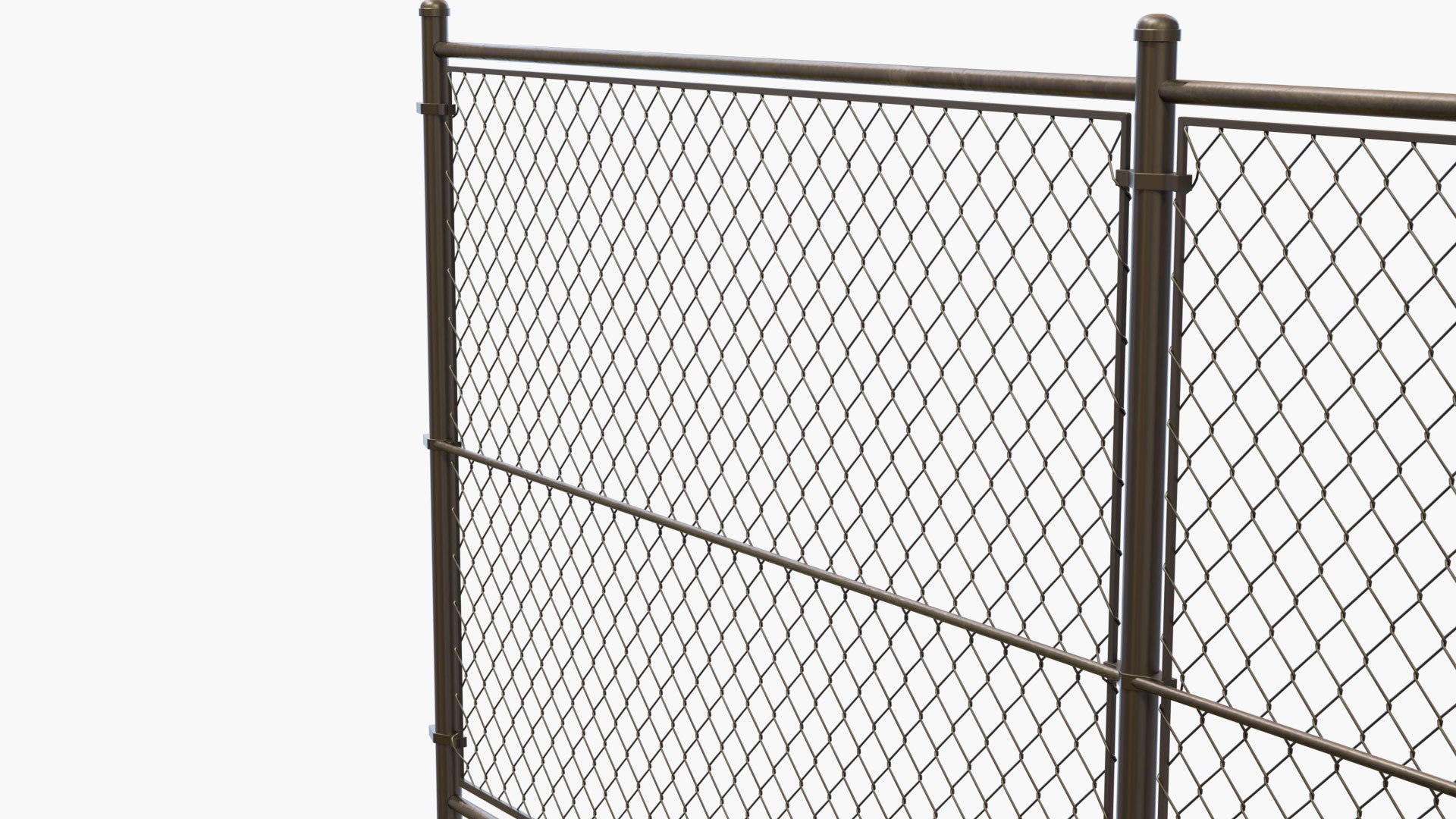 3D Chain Link Fence - TurboSquid 2201388