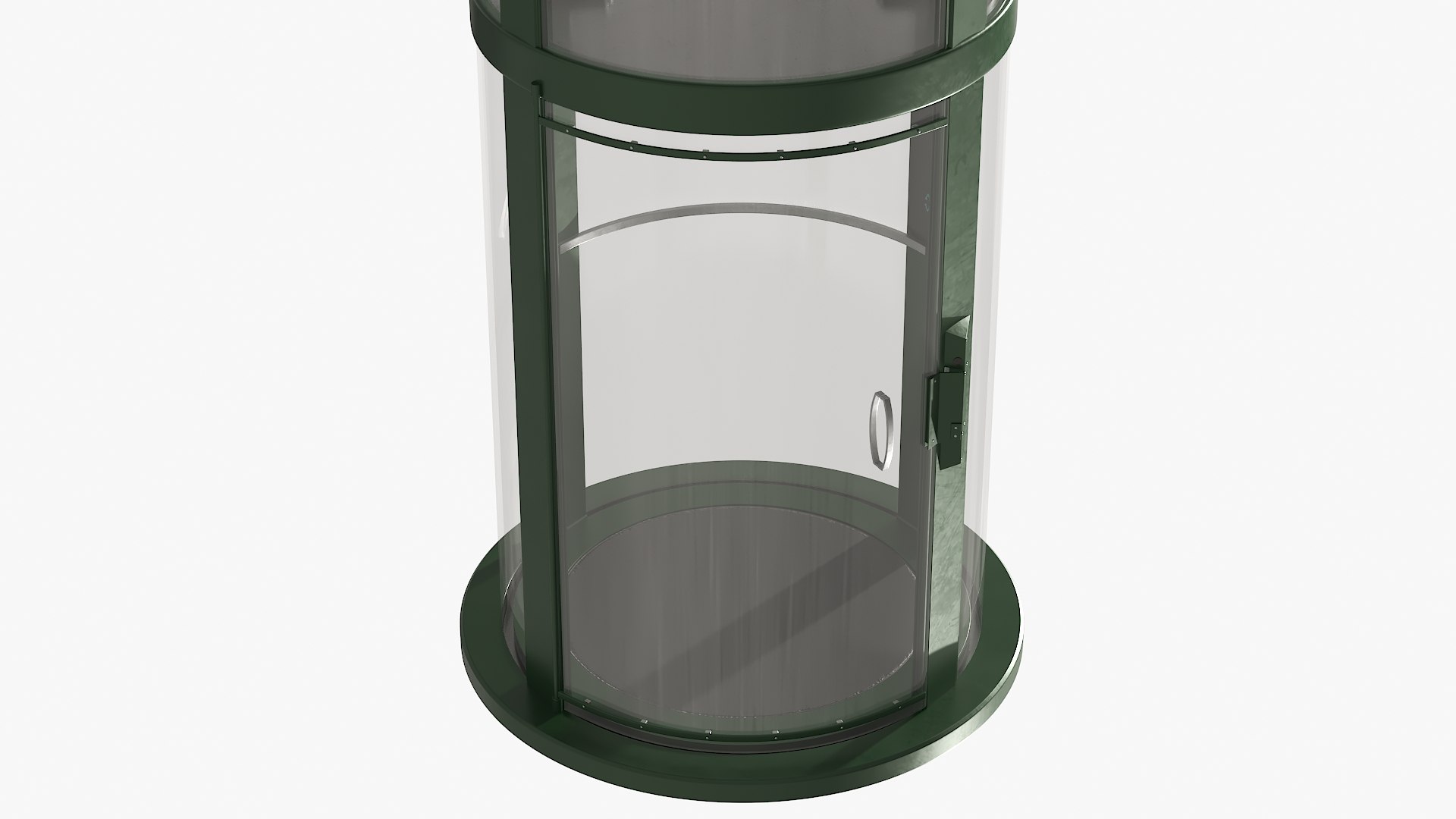3D Model Petite Glass Lift Green - TurboSquid 2300592