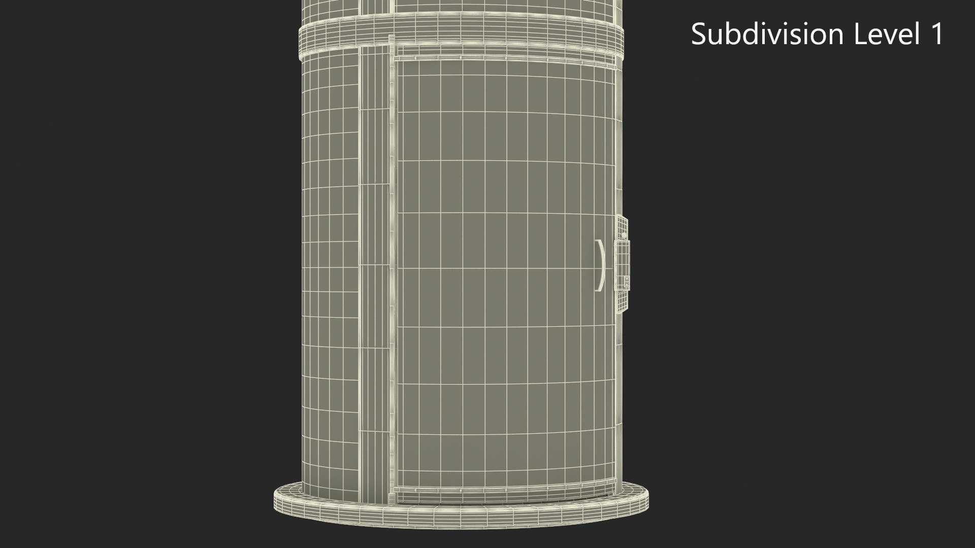 3D Model Petite Glass Lift Green - TurboSquid 2300592