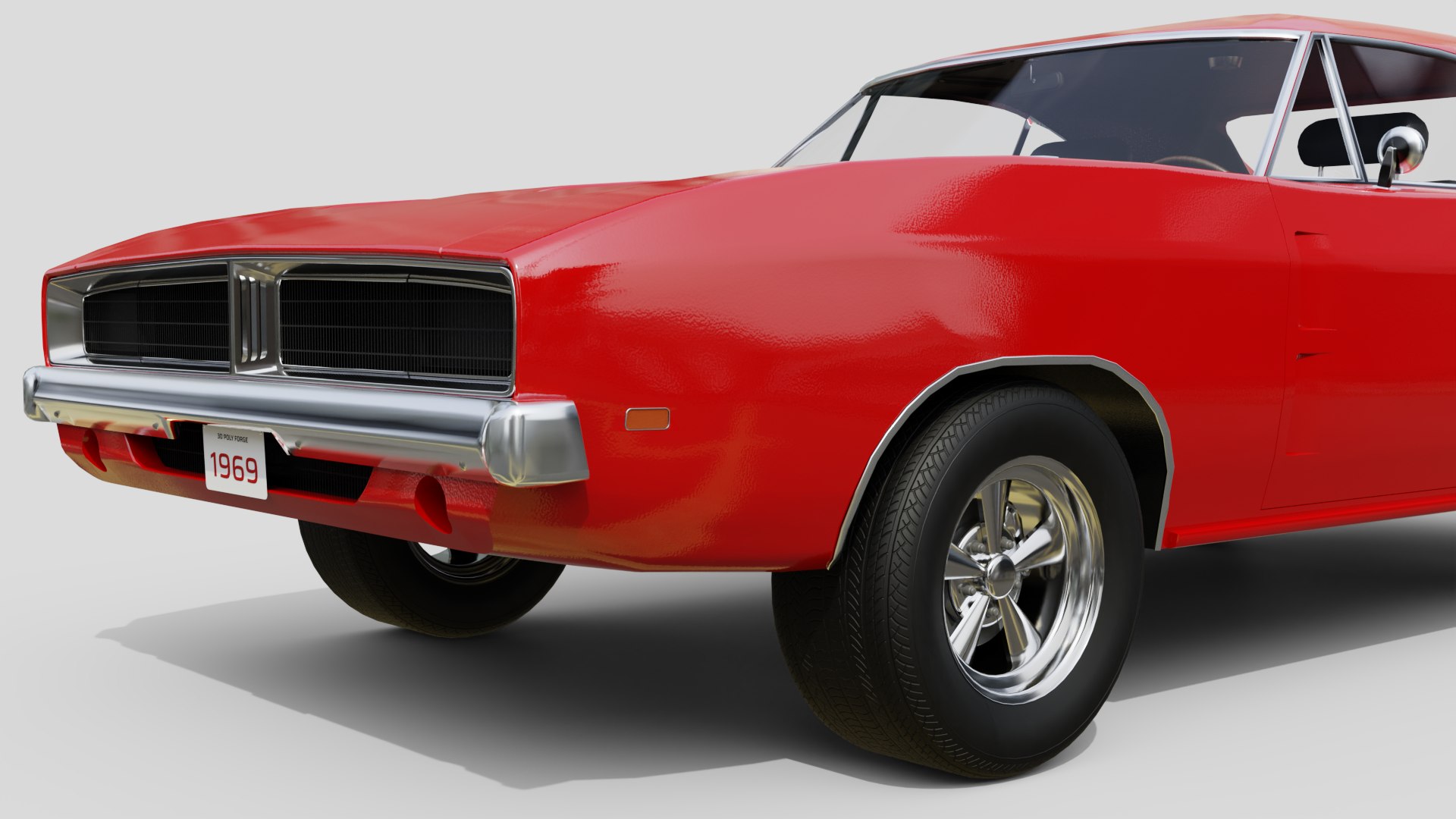 Classic Muscle Car Realistic And Game-Ready 3D Model - TurboSquid 2345013