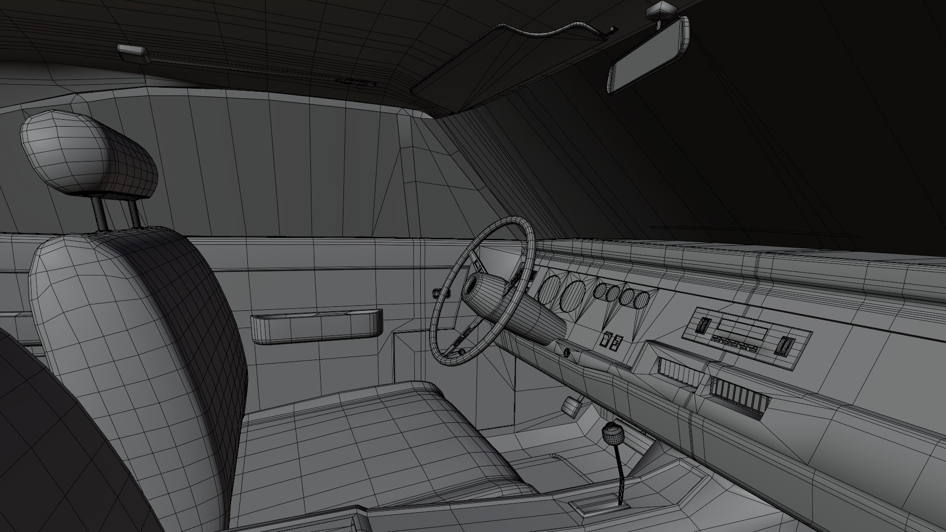 Classic Muscle Car Realistic And Game-Ready 3D Model - TurboSquid 2345013