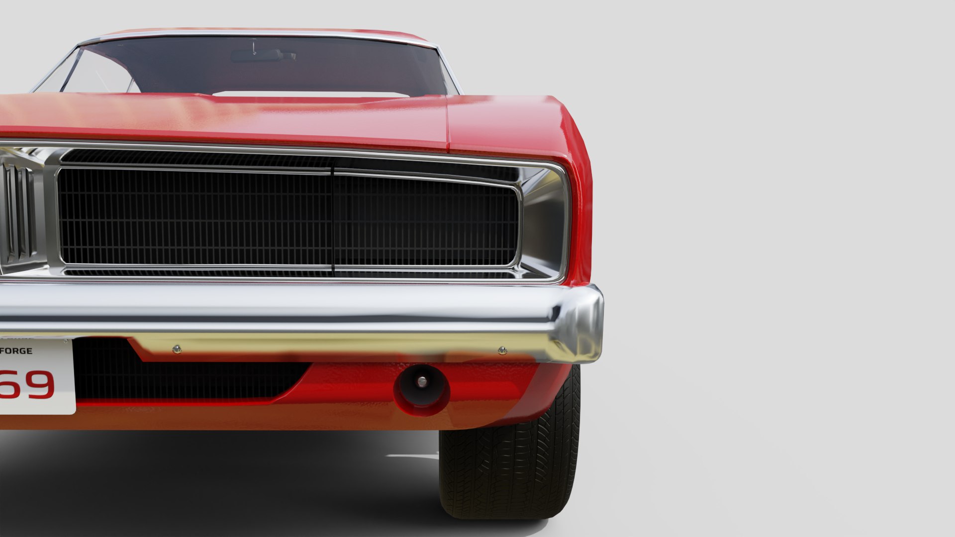 Classic Muscle Car Realistic And Game-Ready 3D Model - TurboSquid 2345013