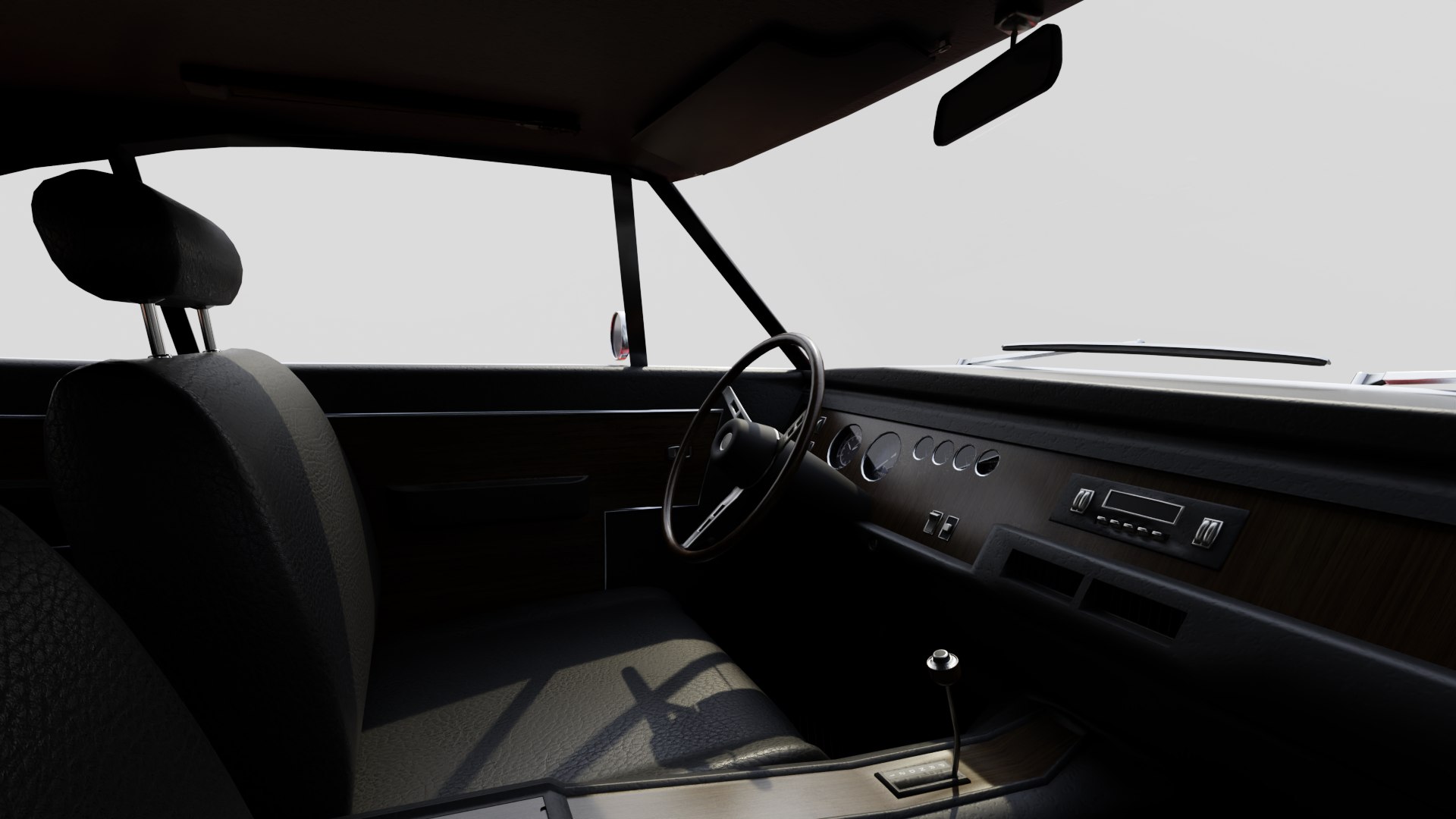 Classic Muscle Car Realistic And Game-Ready 3D Model - TurboSquid 2345013