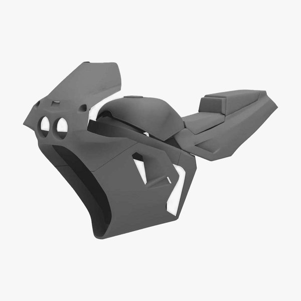 Kawasaki ZX7 Ninja dos anos 90 - Carroceria RC imprimível em 3D Modelo ...