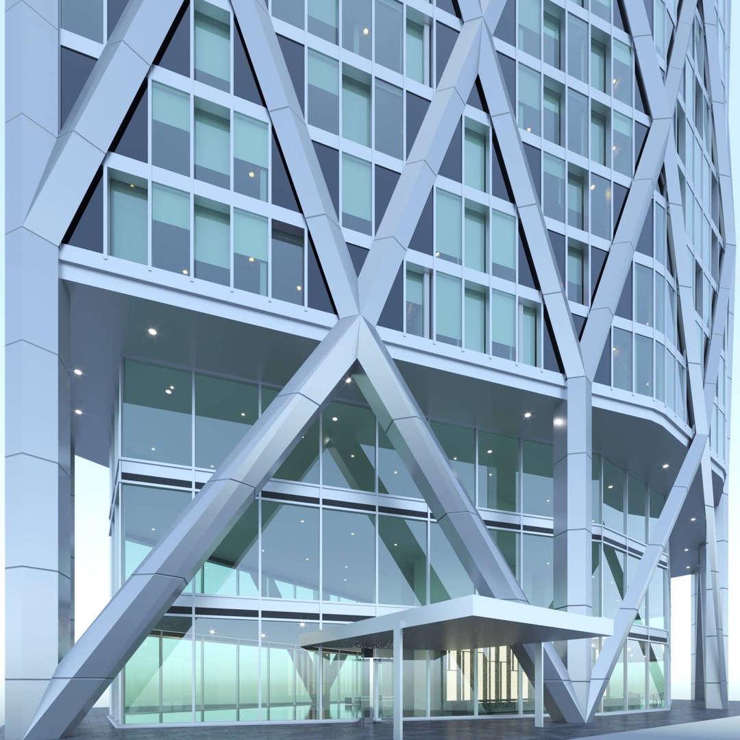 Newfoundland Building Canary Wharf 3D Model - TurboSquid 1927800