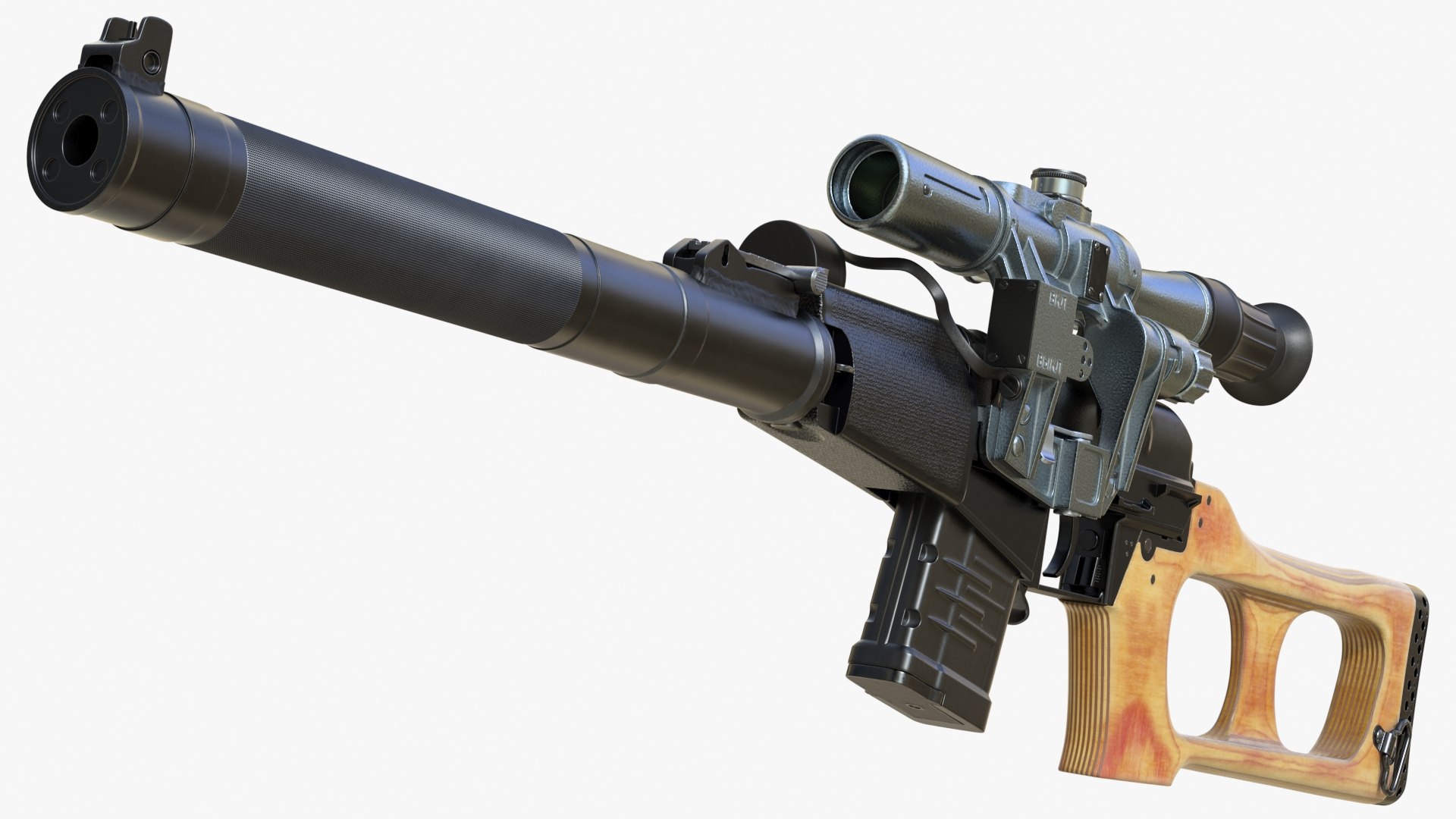 VSS Vintorez 3D Model - TurboSquid 1987127
