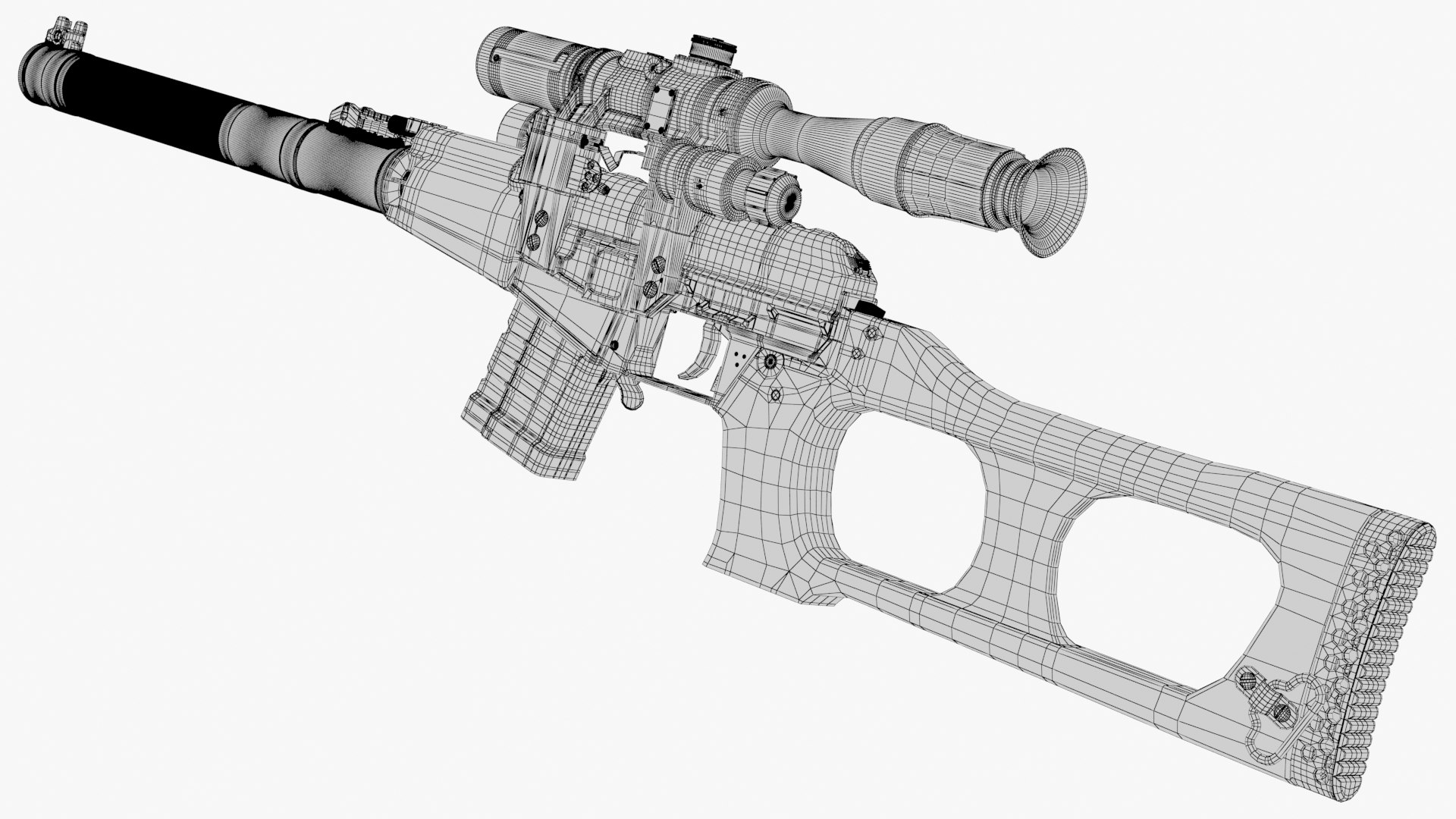 VSS Vintorez 3D Model - TurboSquid 1987127