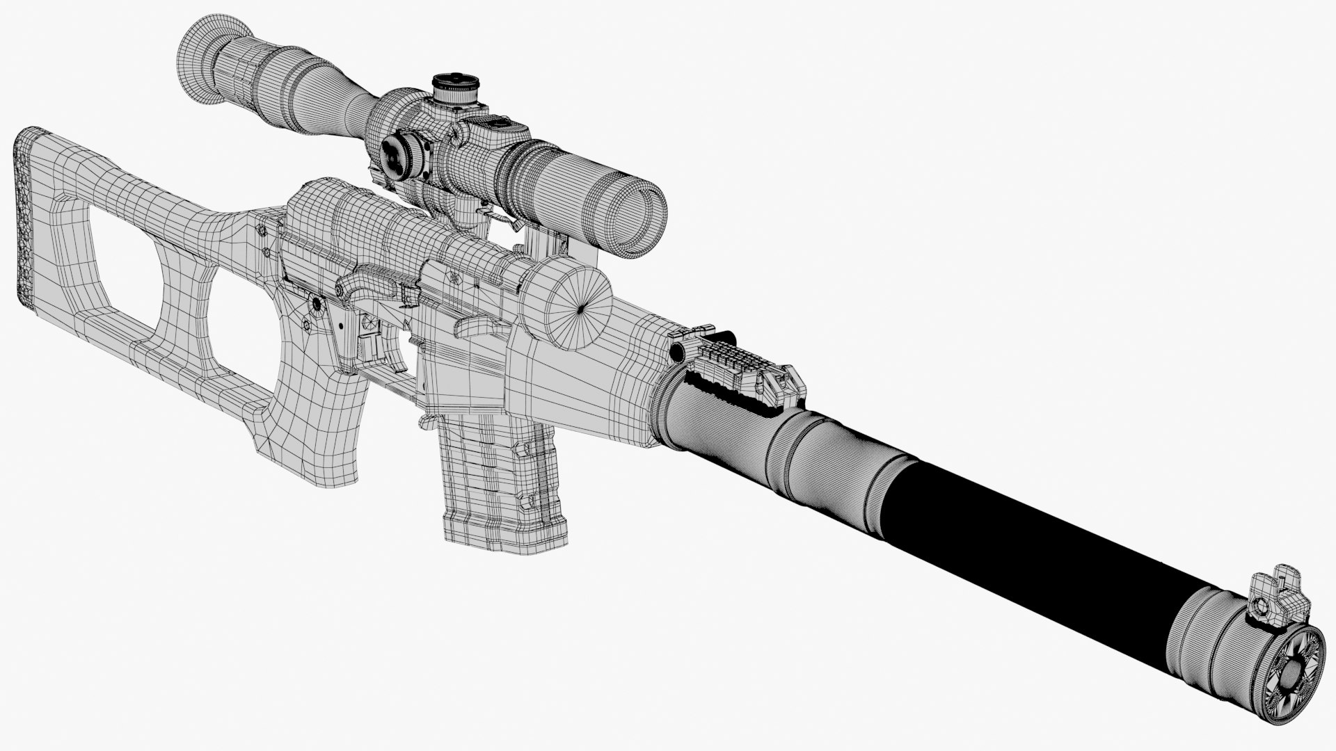 VSS Vintorez 3D Model - TurboSquid 1987127