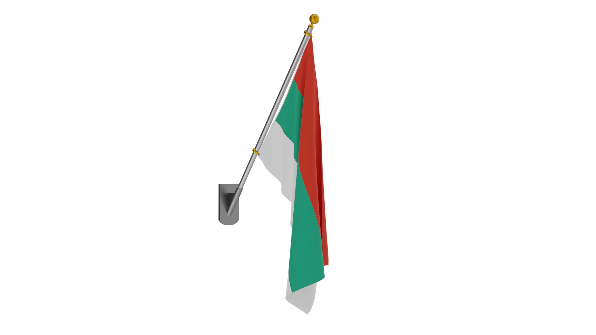 Wall Flag Bulgaria 3D Model - TurboSquid 2183688