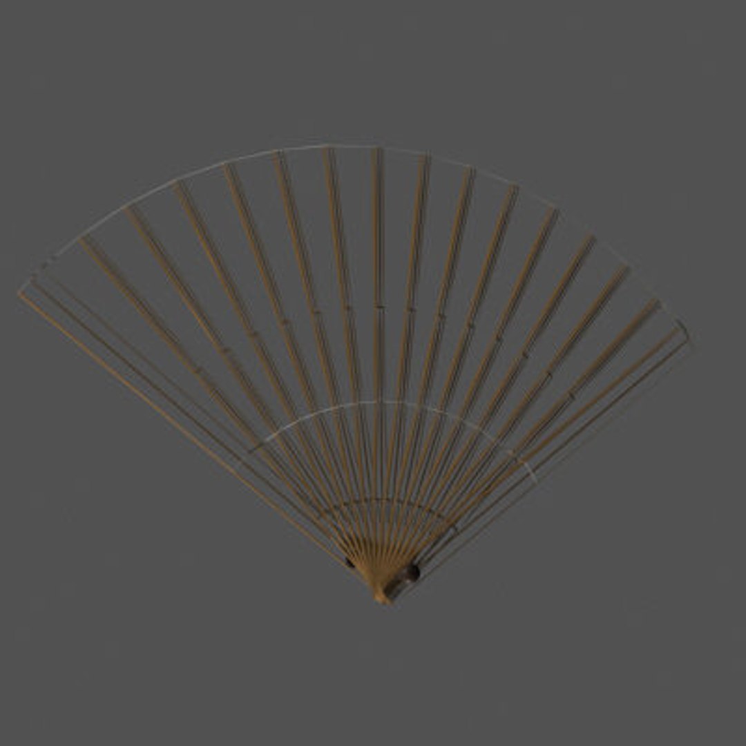Japanese Fan 3d Model
