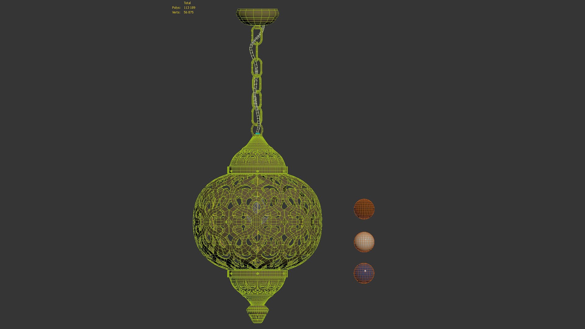 Vintage Moroccan Lamp 3D Model - TurboSquid 1949945