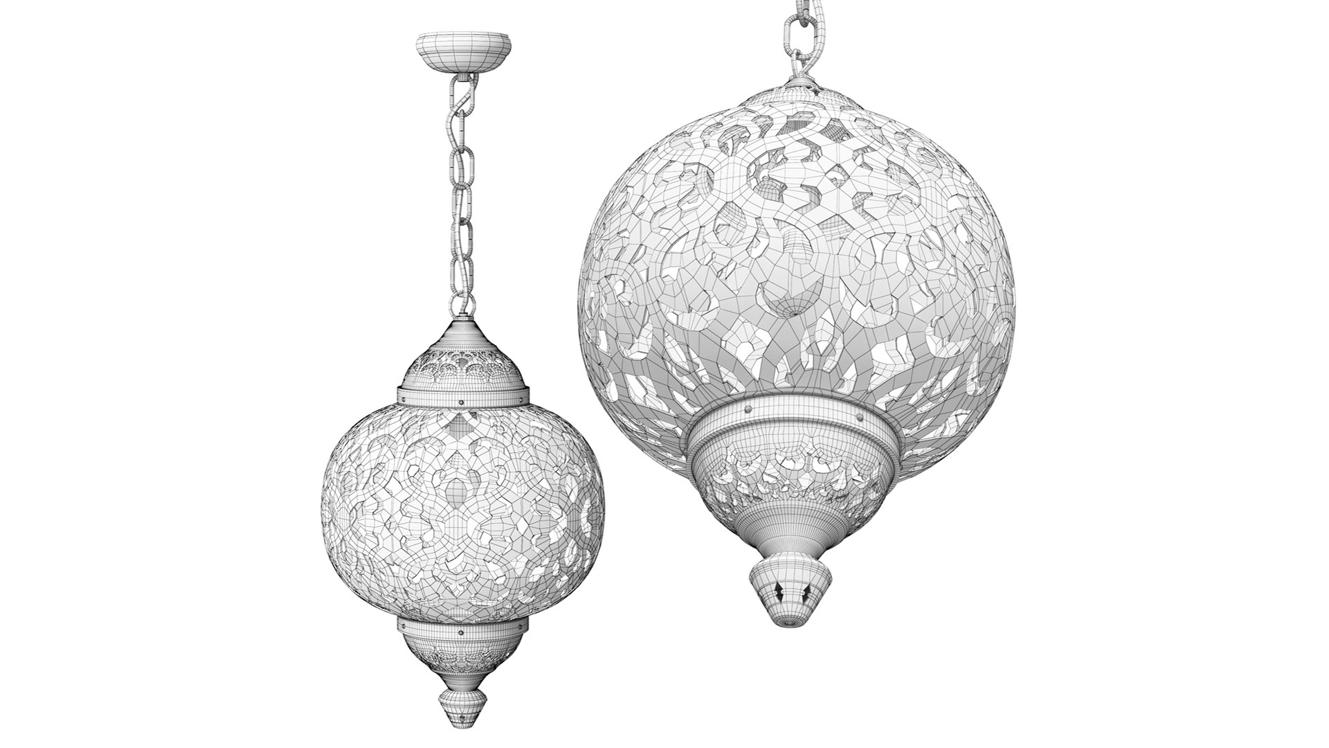 Vintage Moroccan Lamp 3D Model - TurboSquid 1949945