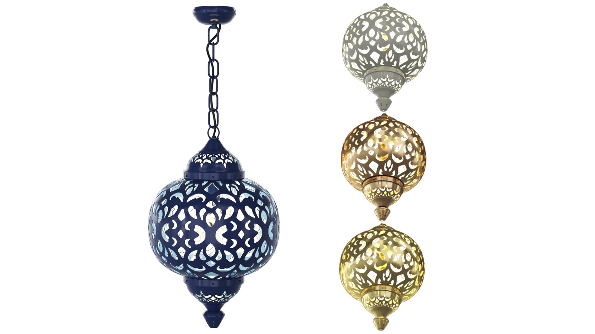 Vintage Moroccan Lamp 3D Model - TurboSquid 1949945